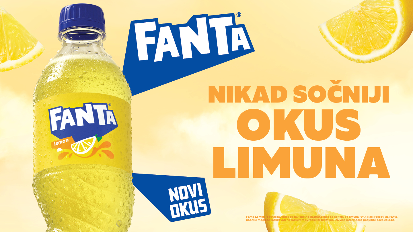 Nikad sočniji okus limuna | Fanta