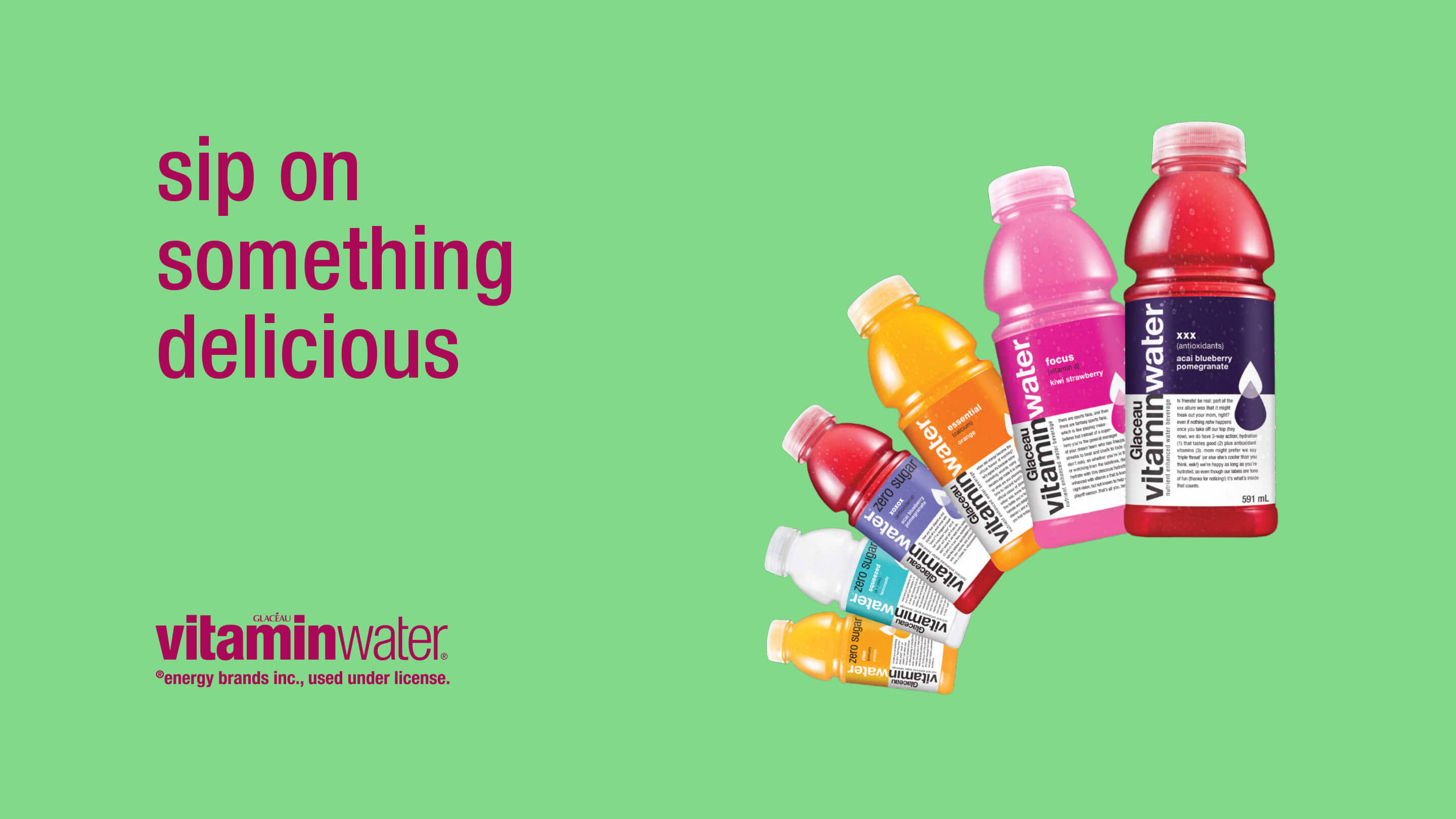 vitaminwater: nutrient-enriched hydration | Coca-Cola CA