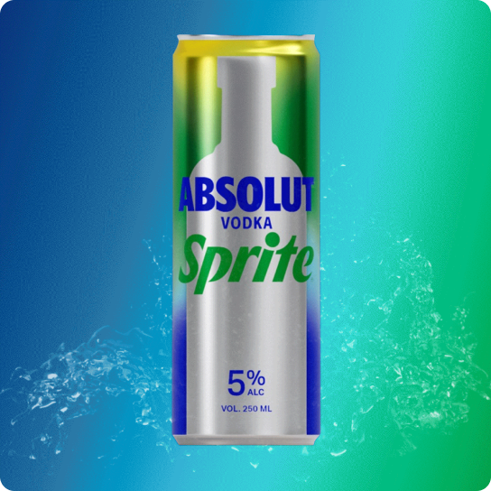 ABSOLUT VODKA & SPRITE